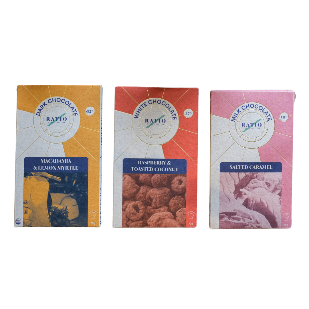 Inclusion Trio – Ratio Cocoa Roasters